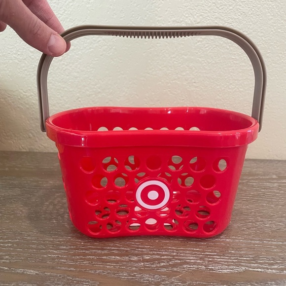Target | Other | Mini Target Red Shopping Basket With Handle Bullseye ...